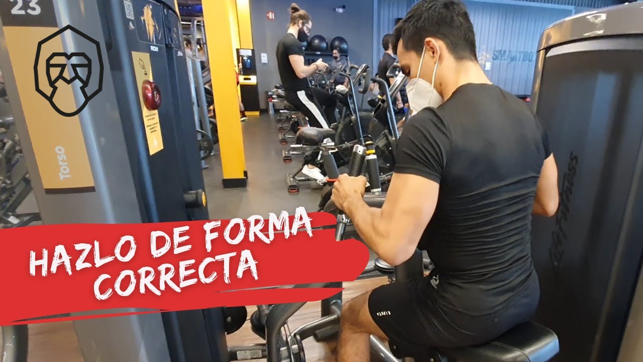 Remo horizontal en máquina - YouTube