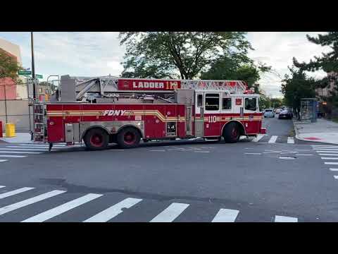 FDNY LADDER 110 ACTING FDNY LADDER 112 RESPONDING FROM QUARTERS ON ...