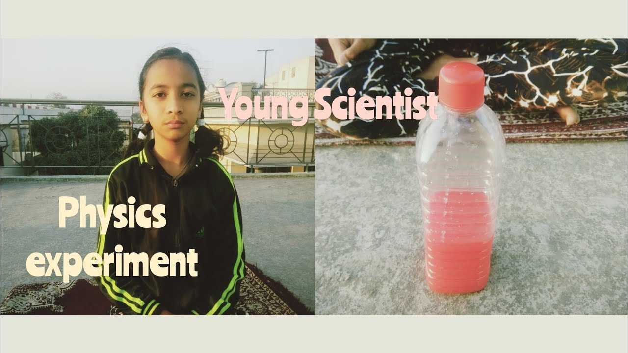 Air Pressure And Bottle (easy physics experiment) Atmospheric Pressure ...