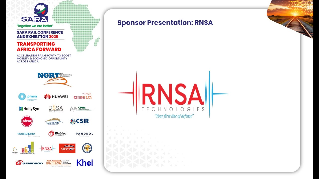 2025 SARA RAIL CONFERENCE - Presentation : RNSA Technologies - YouTube