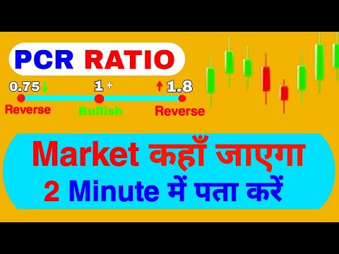 PCR RATIO से पता करें market किस Side जाएगी 📈 ‼️ Pcr ratio trading ...