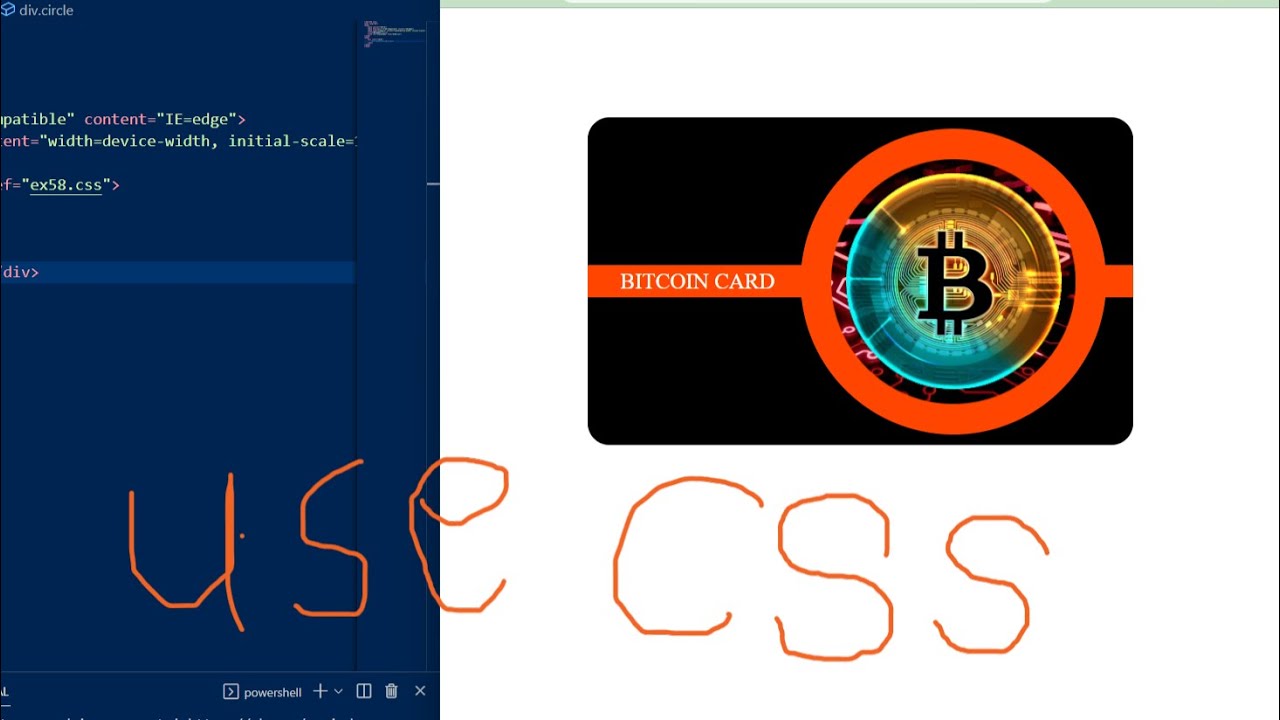 Asmr Programming How I Create Bitcoin Card Cssf Animation Effect Rotate 1288