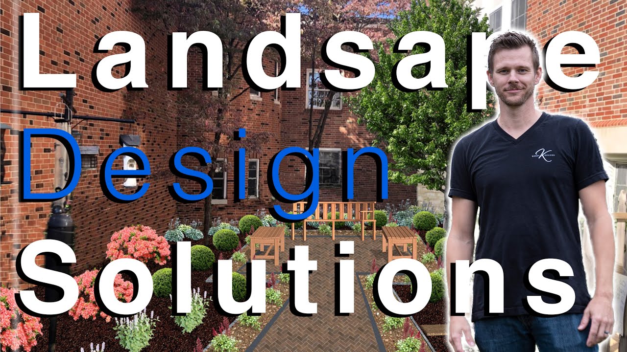 How to Landscape Design AMAZING COURTYARD // Bobby K Designs - YouTube
