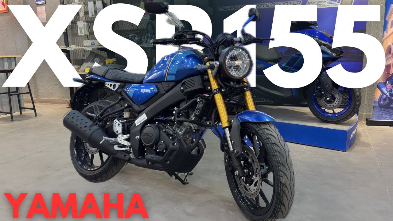 Yamaha XSR155 Metallic Blue Colour, Price, Review And Deep Details ...