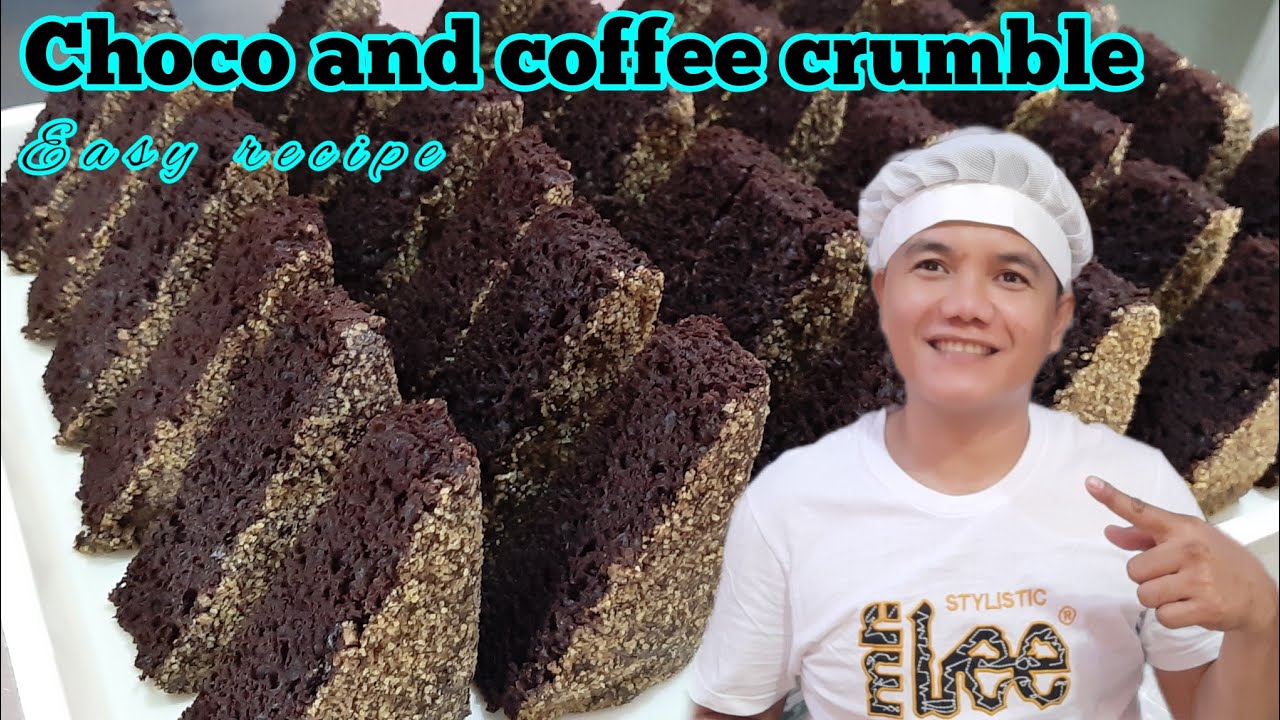 QUICK AND EASY RECIPE CHOCO AND COFFEE CRUMBLE PANGNEGOSYO IDEA,BAKING ...