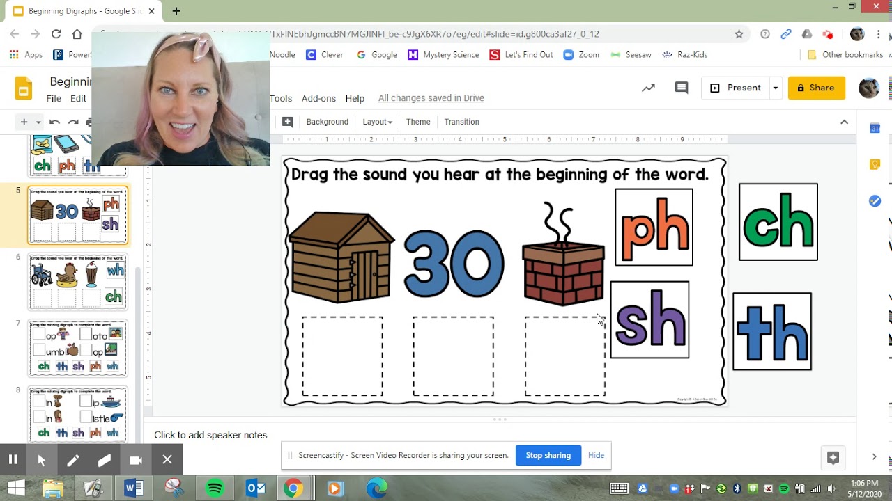 Consonant Digraph Game - YouTube