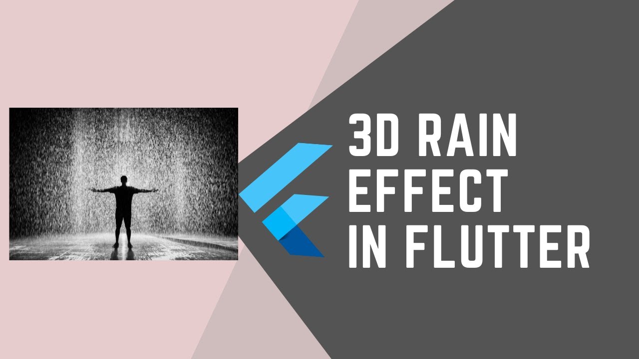COLORFUL 3D RAINFALL EFFECT IN FLUTTER || JOOKATE'S FLUTTER - YouTube