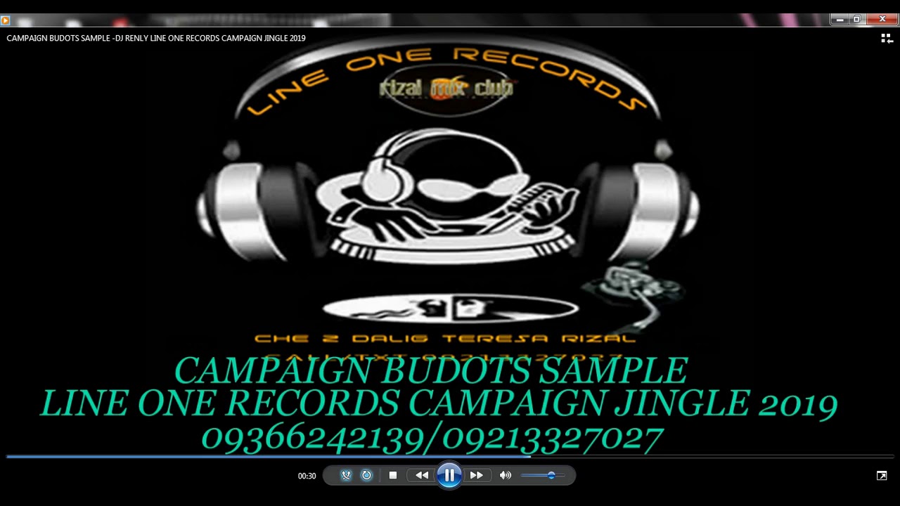 2 CAMPAIGN BUDOTS SAMPLE DJ RENLY LINE ONE RECORDS CAMPAIGN JINGLE 2019 ...