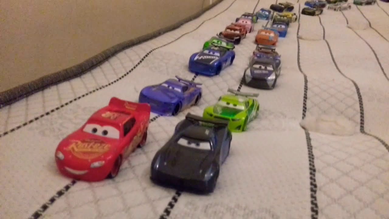 Cars 3 motor speedway of the south dinoco light 350 - YouTube
