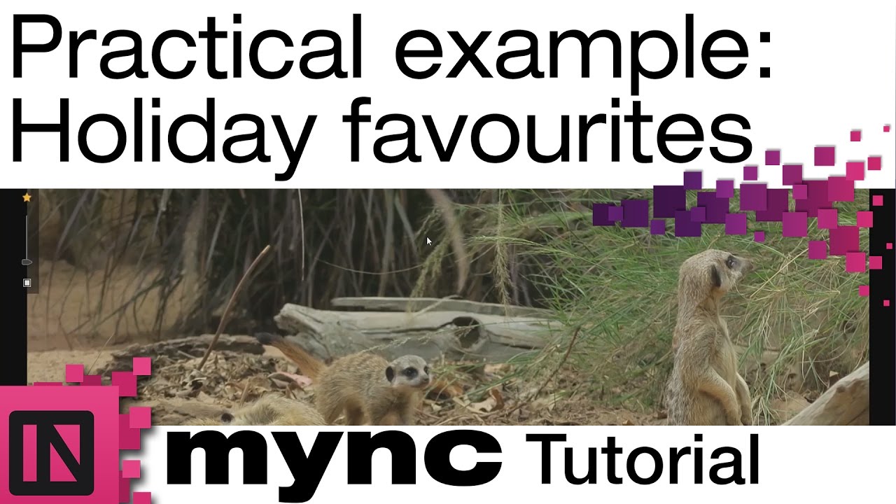 Mync Tutorial - Practical example: Holiday favourites - YouTube