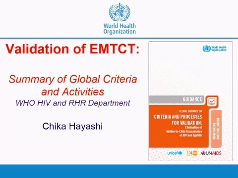Cuba Validation on EMTCT of HIV & Syphilis (IATT Webinar) Tuesday, July 14, 2015 8:36:50 AM