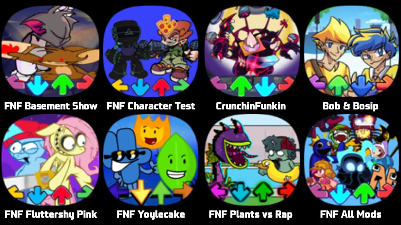 FNF Big Engine Brawl, FNF Basement Show, FNF Character Test, FNF ...