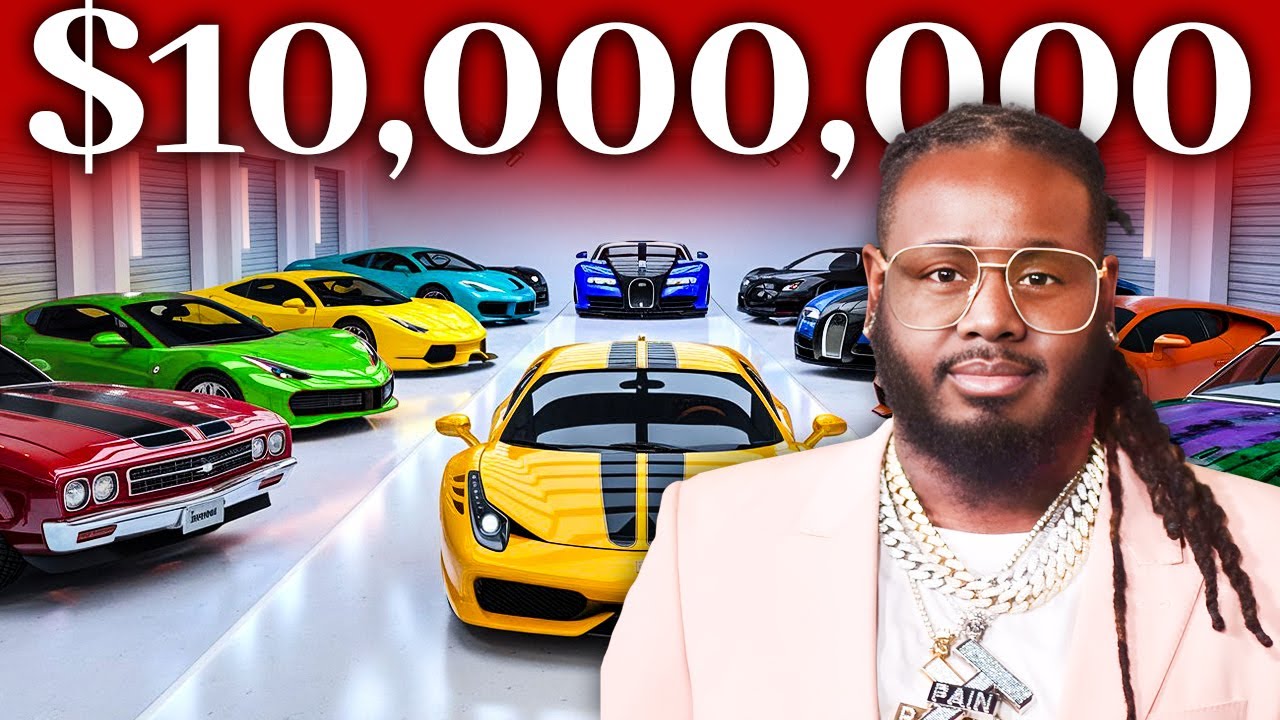 Inside T-Pain's 2024 RIDICULOUS Car Collection - YouTube