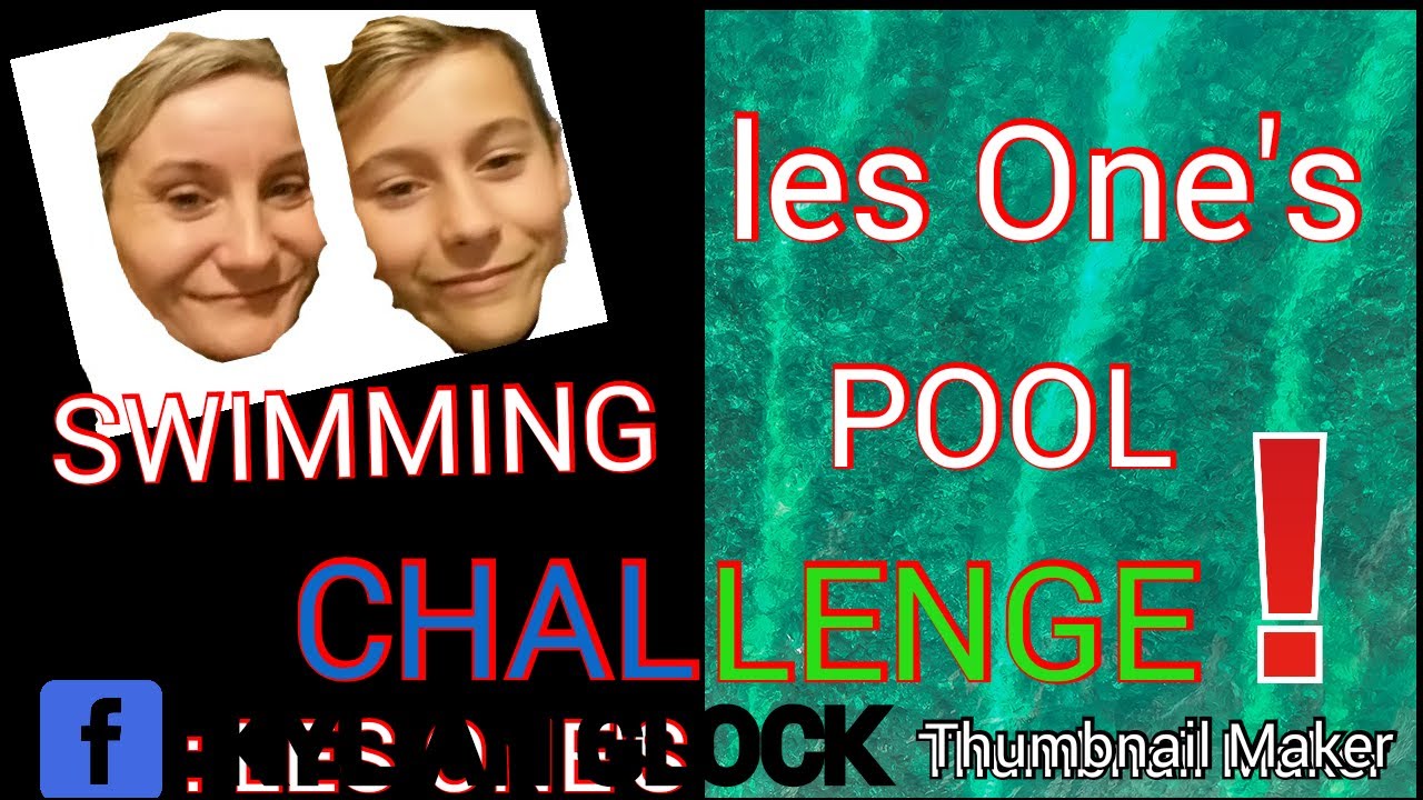 SWIMMING POOL CHALLENGE !!! - (piscine défi ) - YouTube
