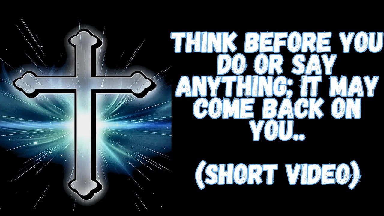 Always think before you do/say something; (short video) #short - YouTube