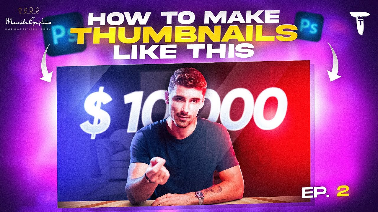 How To Make Viral YouTube Thumbnails (Step by Step)| Episode 2 | YouTube Thumbnail - YouTube