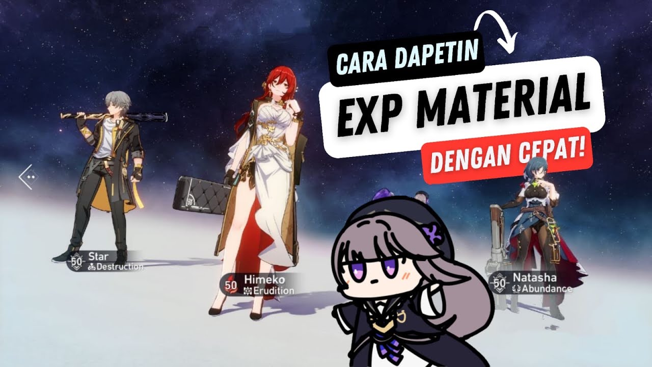 TIPS DAPETIN EXP MATERIAL CHARACTER DENGAN CEPAT 【Honkai Star Rail ...