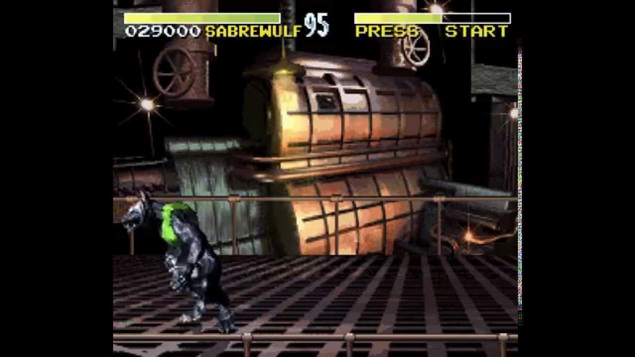 [SNES] Killer Instinct | Sabrewulf Gameplay | Hard Level - YouTube