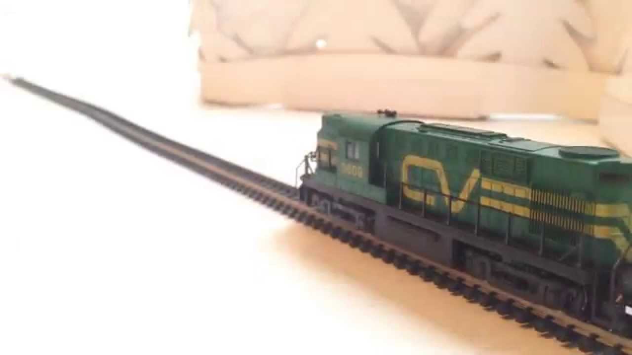 N scale Central Vermont RS-11 Locomotive #3609 by Atlas- Runs Great ...