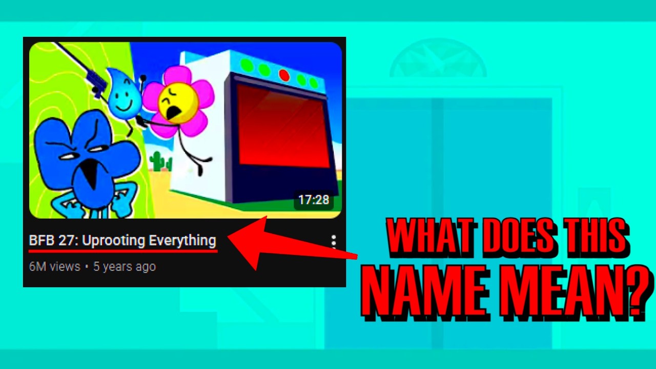 What Do BFDI Episode Names Actually Mean? (Part 2) - YouTube