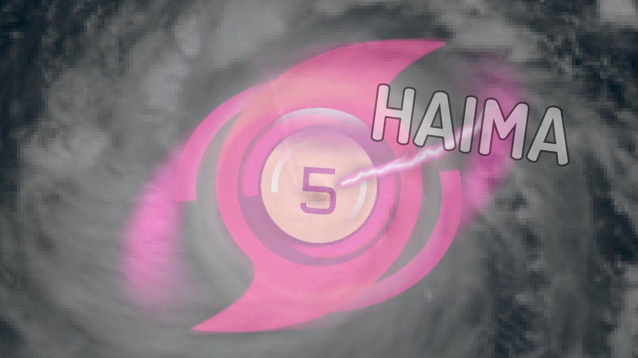 The Track of Super Typhoon Haima (2016) Animated by @TCAnimates2023 ...