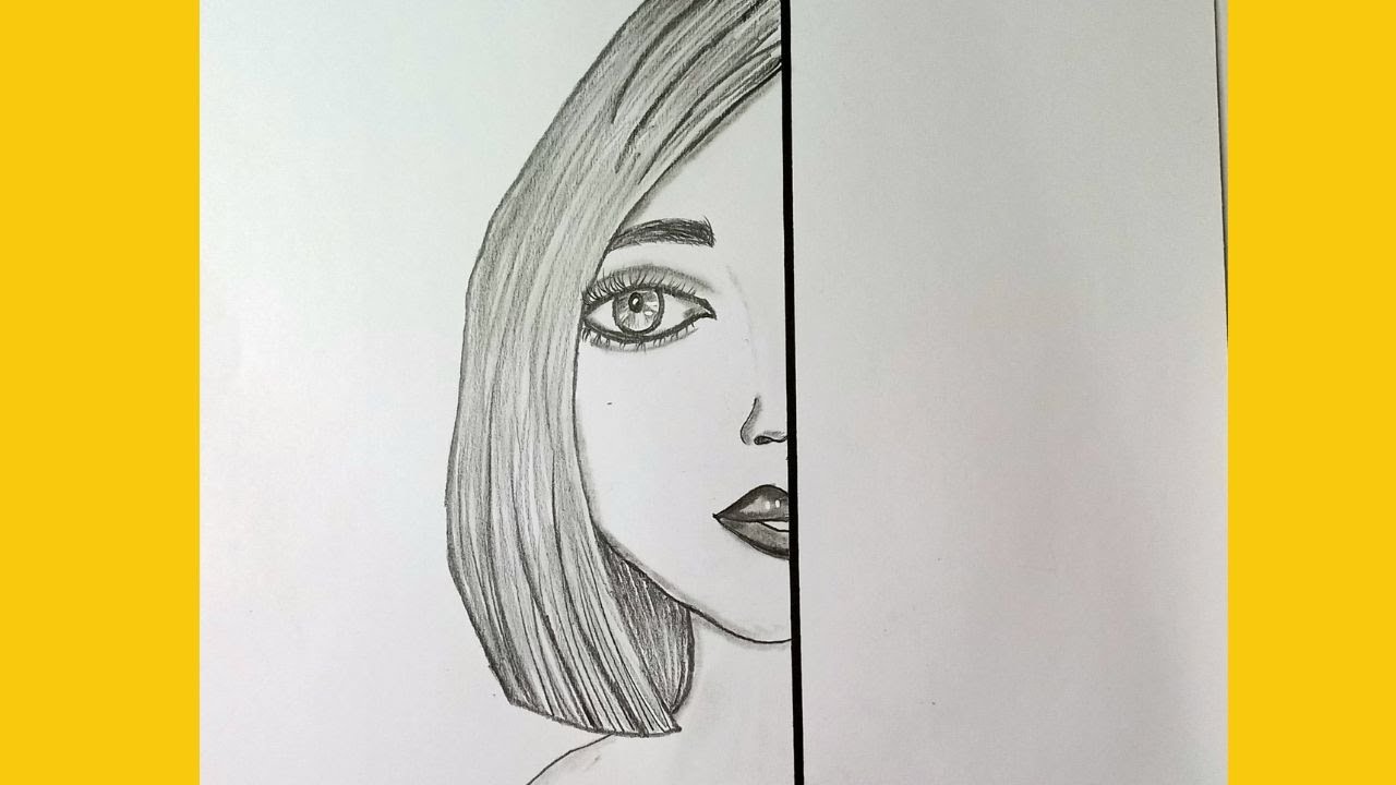 How to Draw a Cute Girl's Face | A Simple Guide for Beginners | # ...