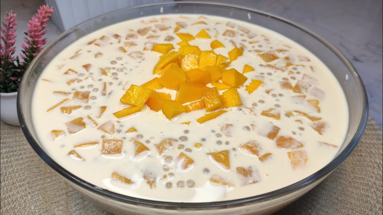Creamy Mango Sago Dessert Recipe | Murang Dessert | Budget Recipe ...
