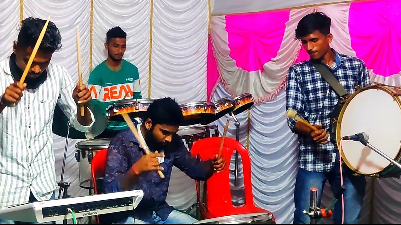 Drummer थाप ढोल कामं25 Dholi Beats सातपाटी गावातील YOUTUBE वर FEM बँजो ...