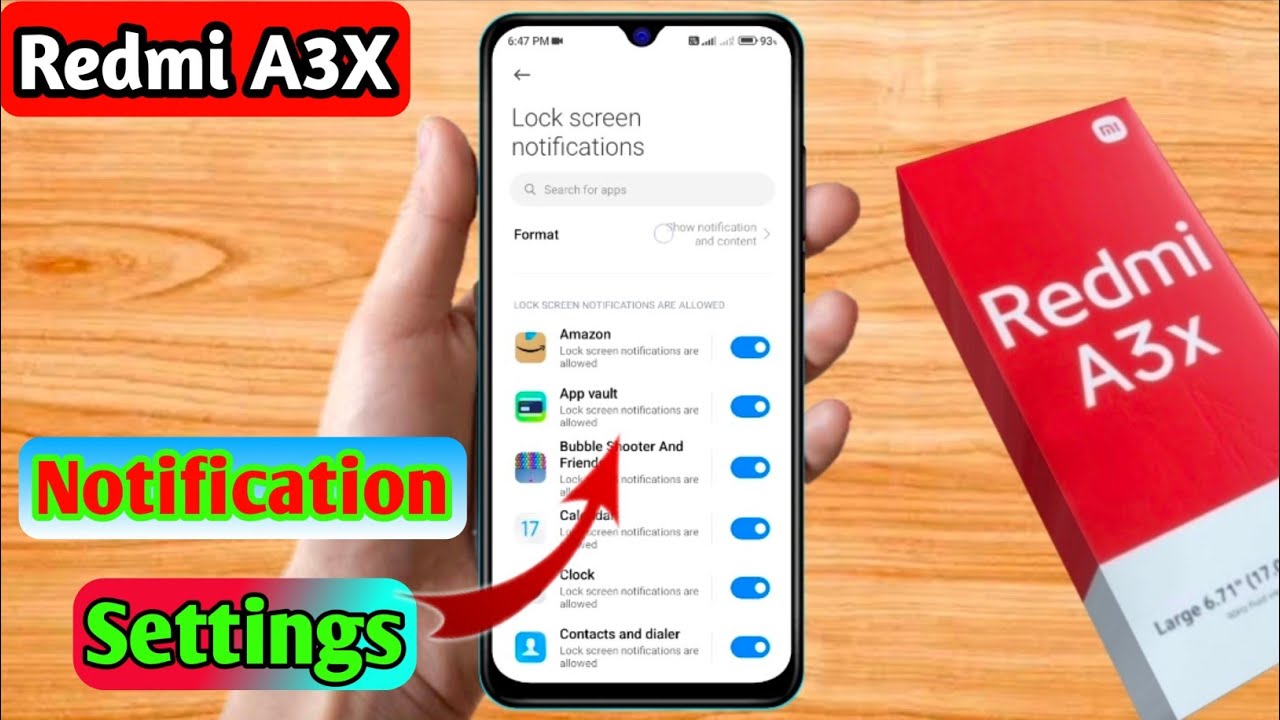 redmi a3x notification settings, redmi a3x notification off - YouTube