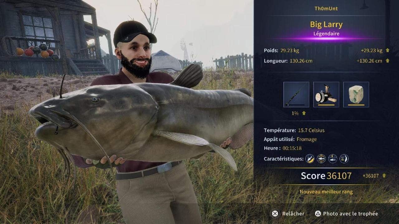 Call of the Wild: The Angler Big Larry + localisation - YouTube
