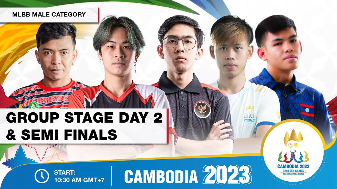 🔴Live | SEA Games MLBB Male Category | Day 2 | Group Stage & Semi ...
