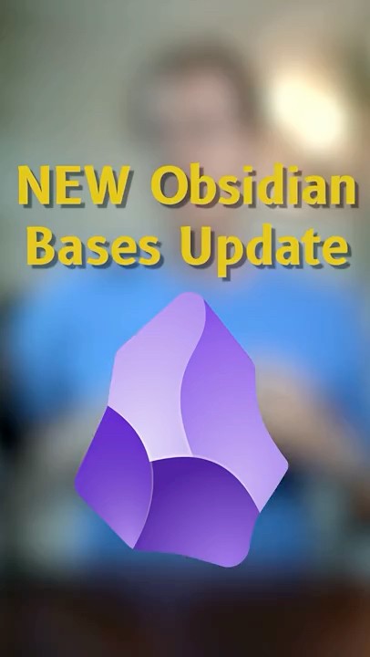 MAJOR Obsidian Bases Updates 📝 Card View & Auto Template #notes # ...