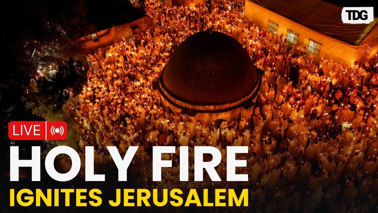 Holy Saturday Live: Holy Fire Lit in Jerusalem Ahead of Orthodox Easter ...