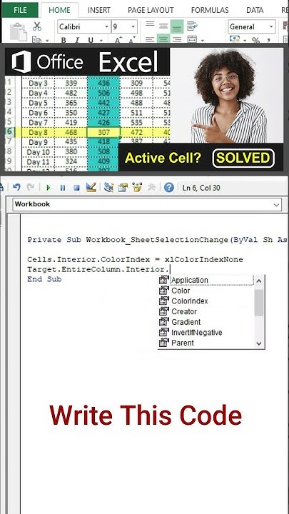 Excel VBA Tips and Tricks Active Cell - YouTube