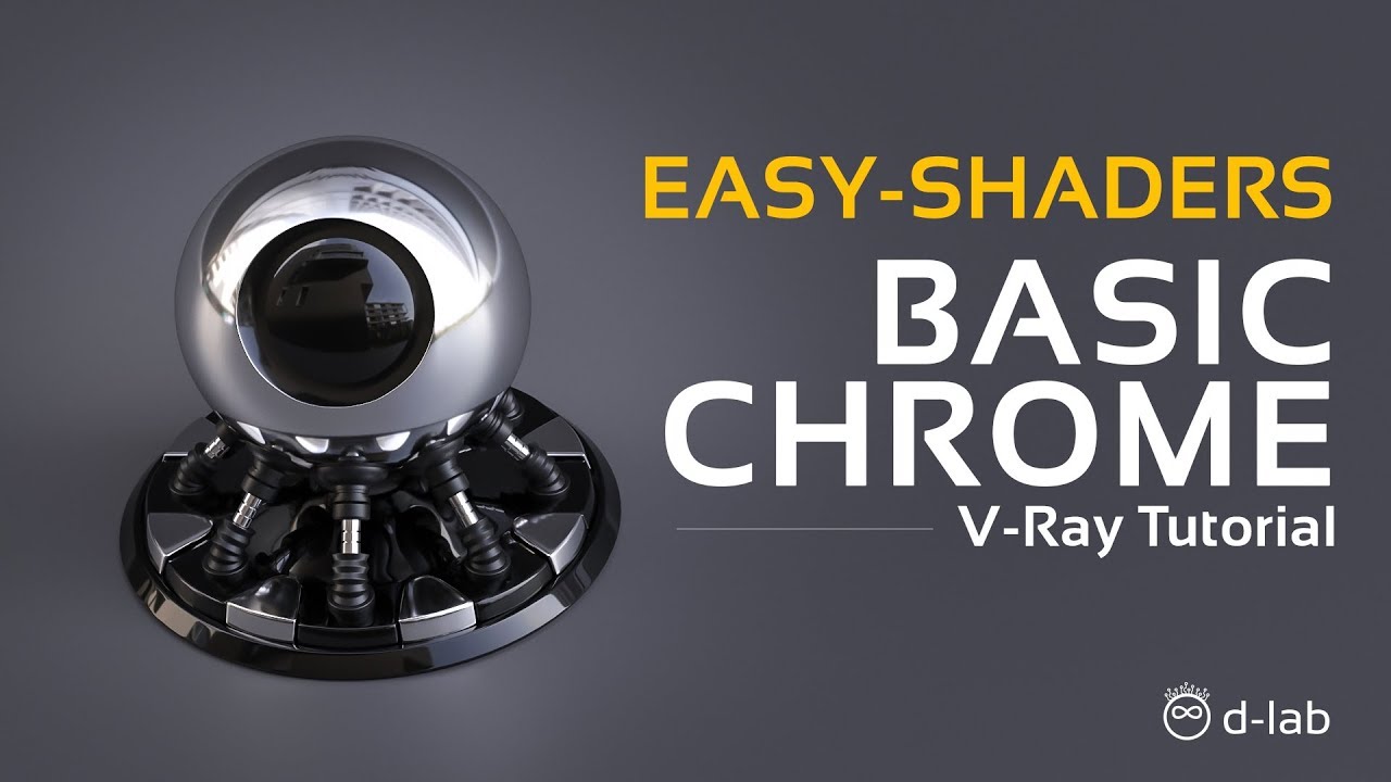 How To Create Basic Chrome Material in 3DS MAX & V-Ray | D-LAB - YouTube
