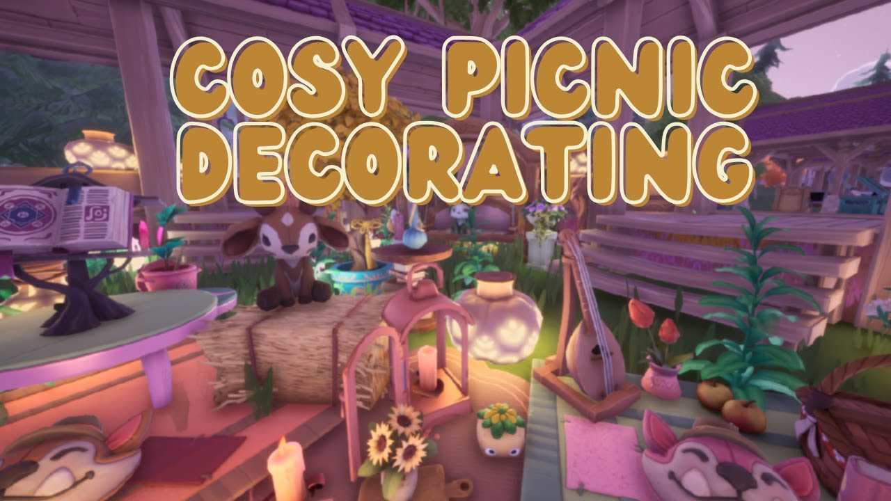 decorating a cosy picnic area 🥧🍞🍓🌼 & cosy dailies 🌳🦋~ Cosy Palia Twitch ...