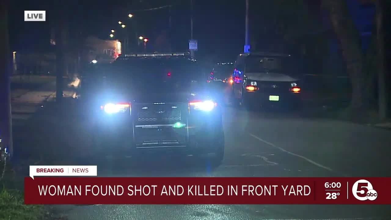 Woman found shot, killed in front yard with baby nearby - YouTube