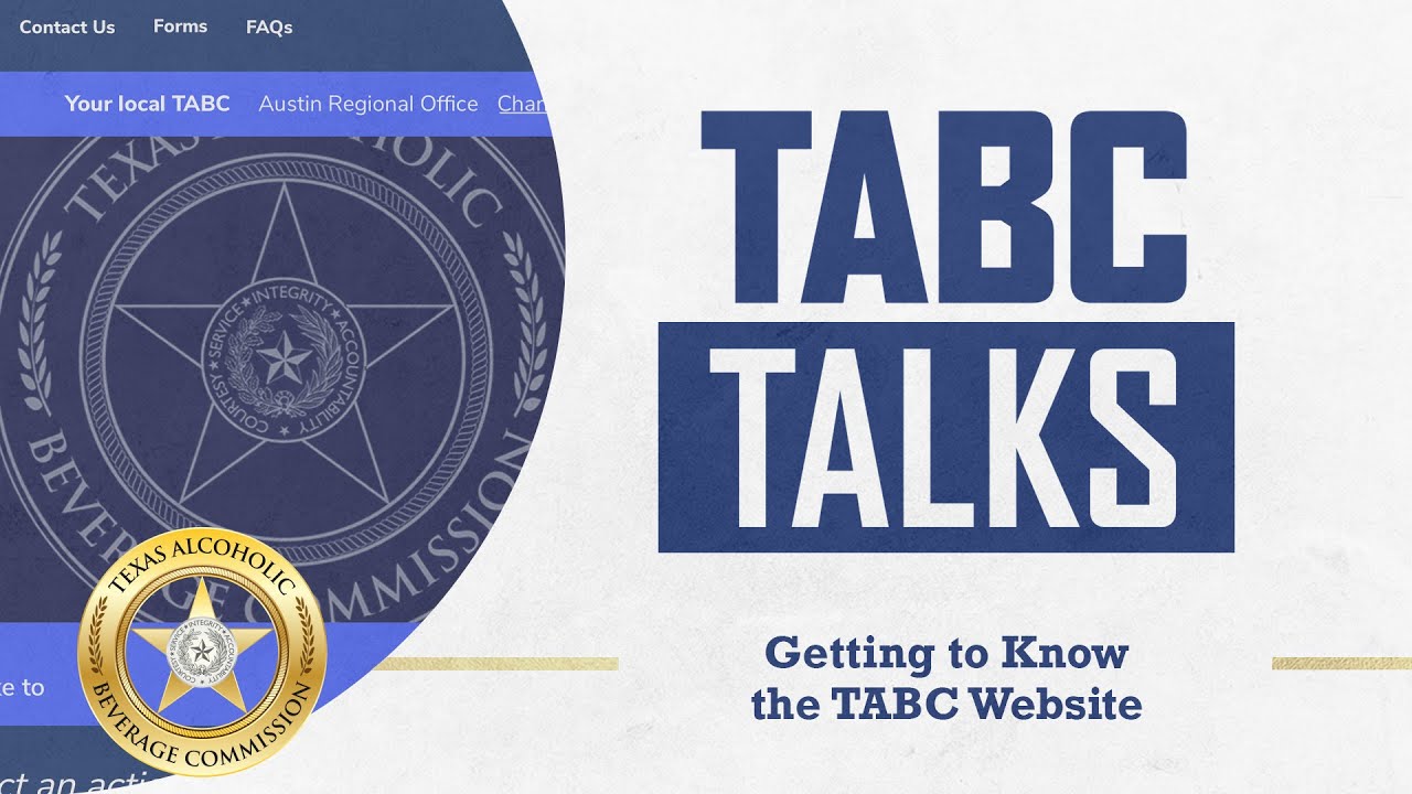 TABC Talks: Getting to Know the TABC Website - YouTube