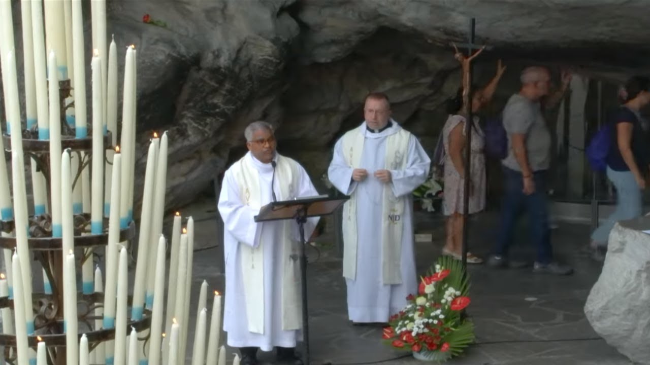 LIVE - Chapelet à la Grotte de Lourdes - 21/09/2022 - Rosary from Lourdes - 21/09/2022 LIVE ...