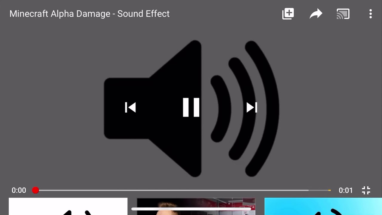 Minecraft damage sound effect - YouTube