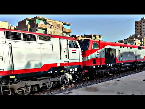 حصريا وصول الجرار الجديد Wabtec ES30ACi وتجربته علي السكه الحديد ...