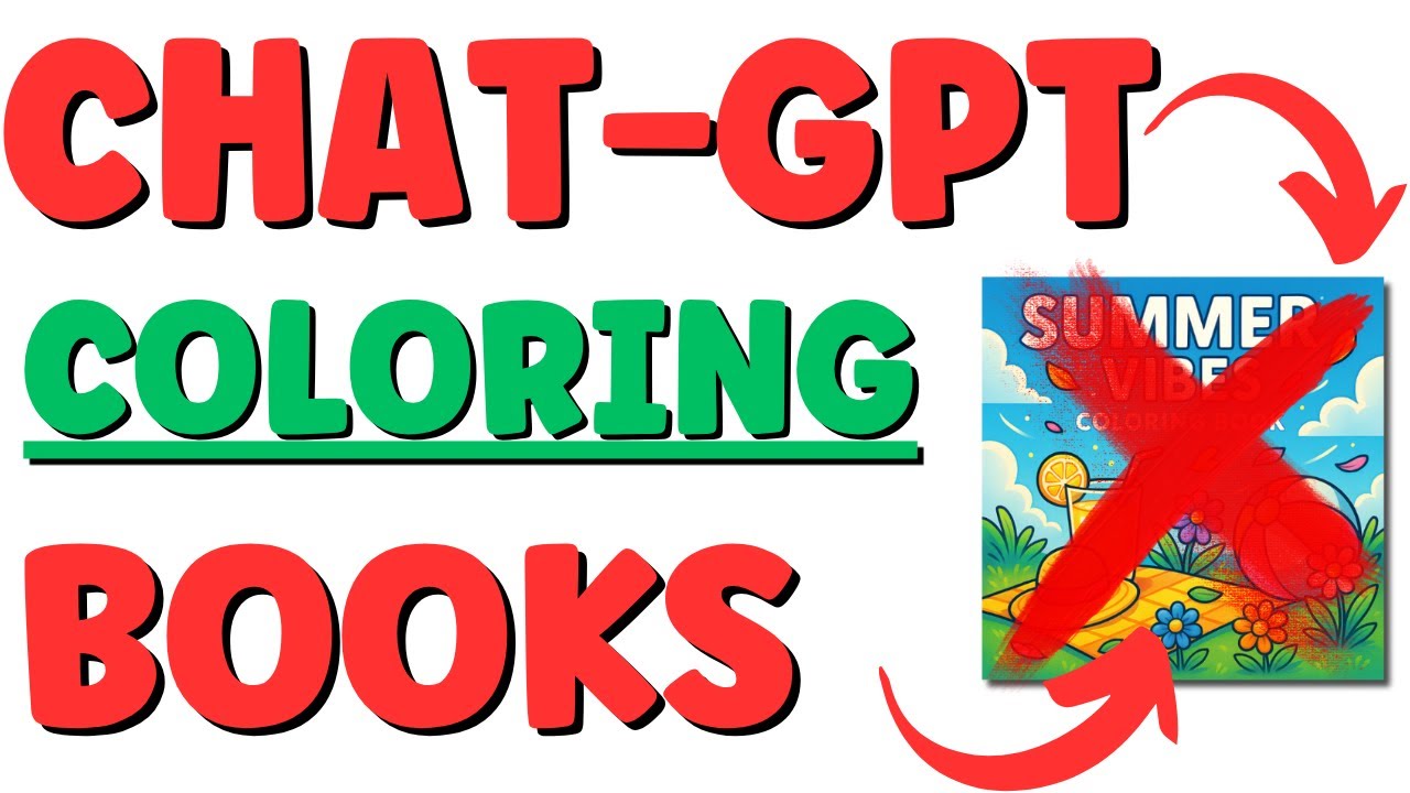 How to ACTUALLY Create AMAZING Coloring Books Using ChatGPT... - YouTube