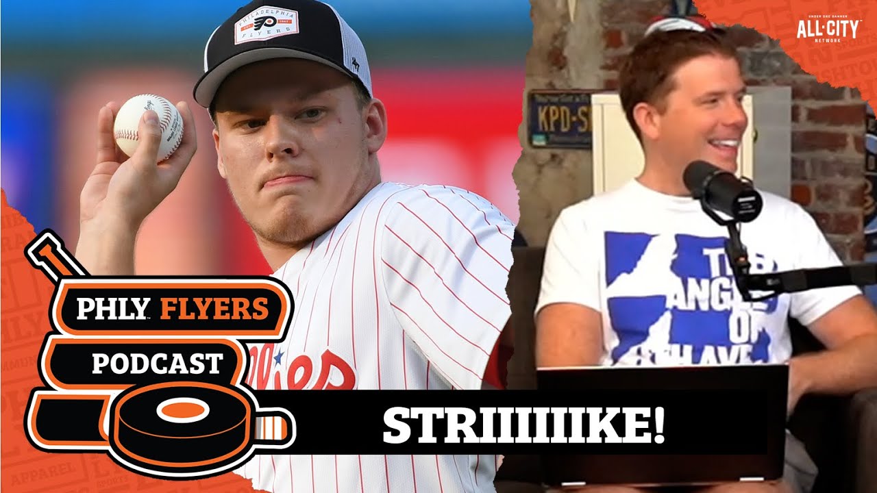 Matvei Michkov throws out first pitch before Phillies/Yankees | PHLY ...