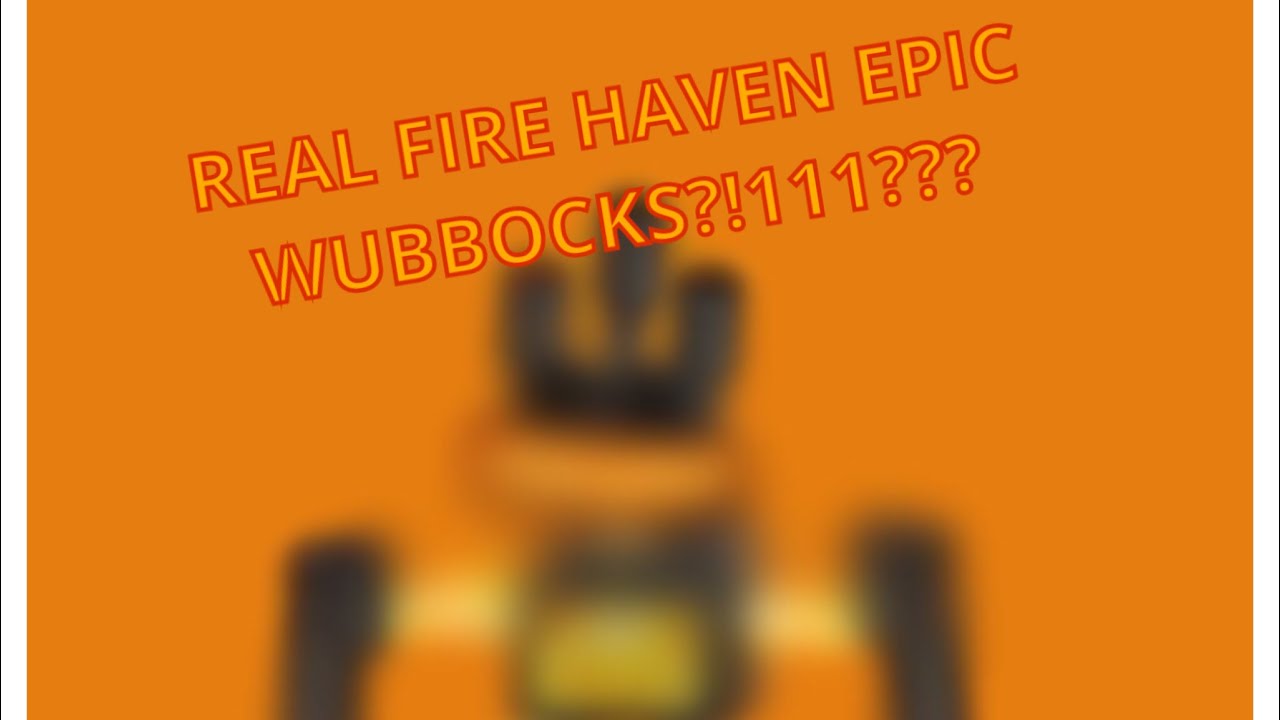 REAL FIRE HAVEN EPIC WUBBOX?! (WAKING IT!!!!!!) - YouTube