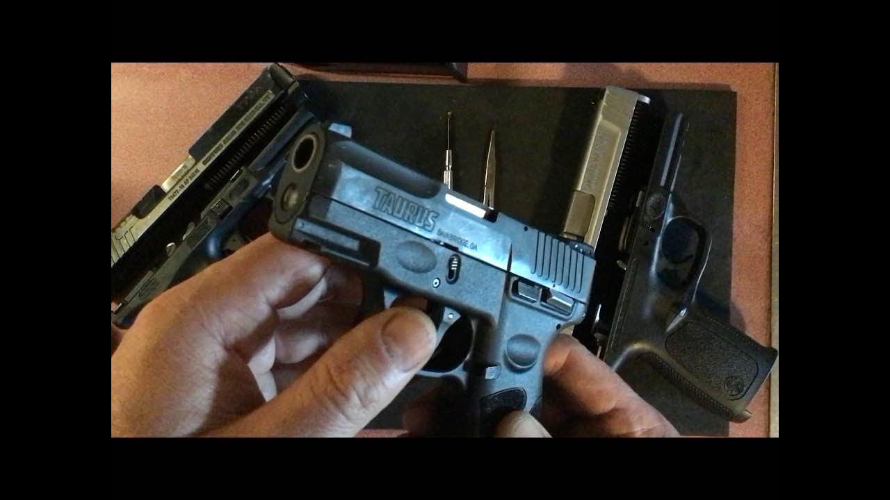 Taurus G2C .40 Caliber Stuck Slide Solution If Unable To Remove - YouTube