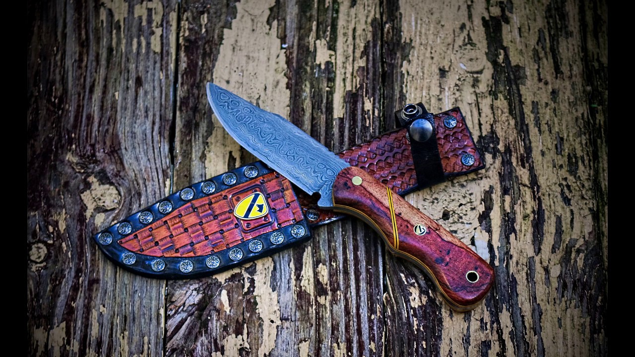 Damascus Knife: First Cavalry - YouTube