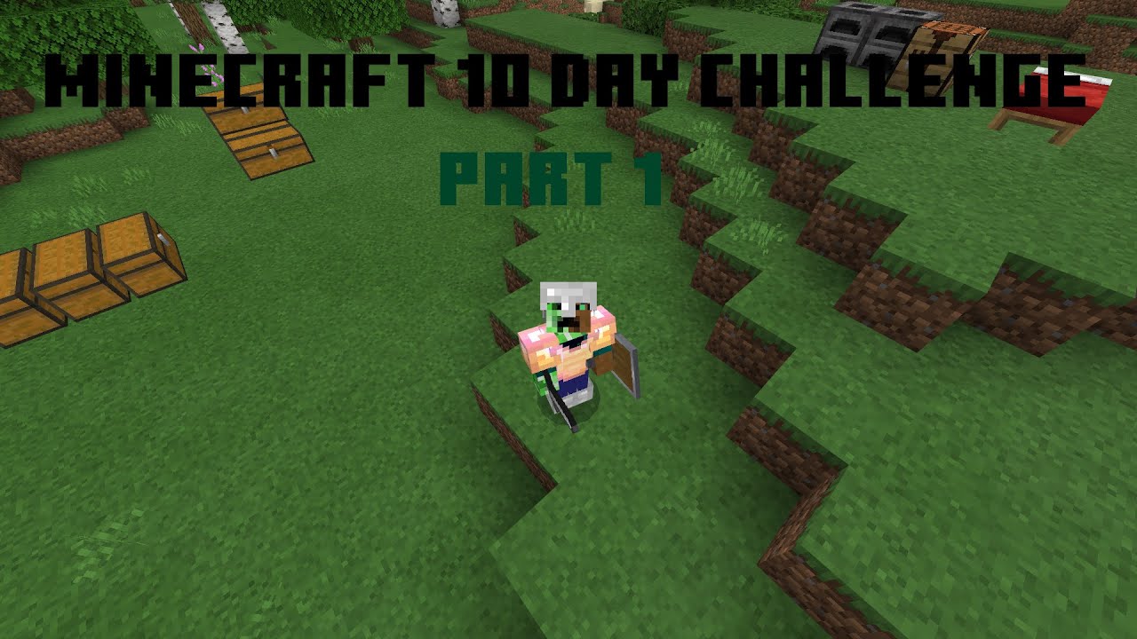 10 Day Challenges Part 1 (Minecraft Bedrock Edition) - YouTube
