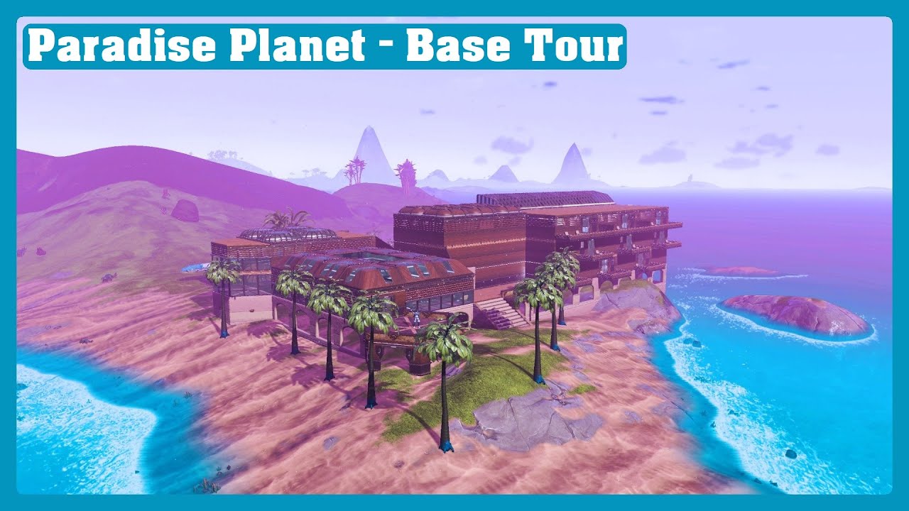 No Man's Sky | Paradise Planet Base - Tour - YouTube