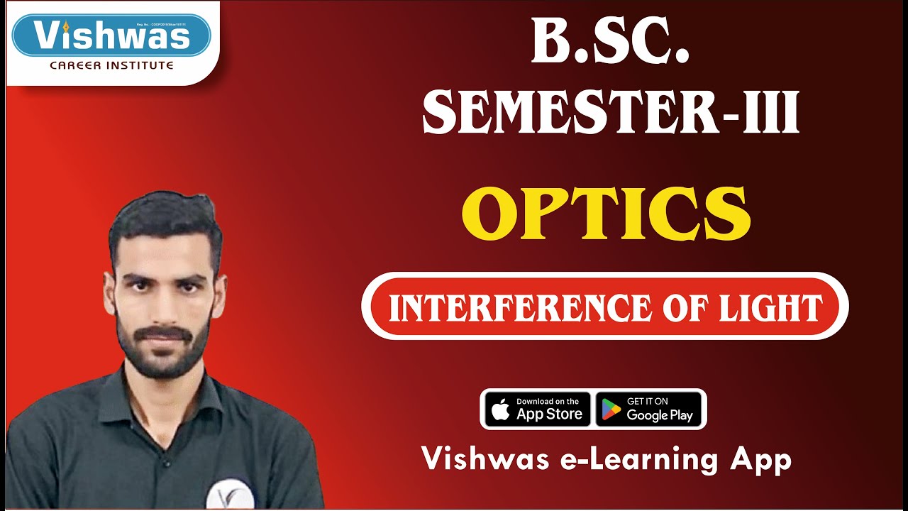 Optics | Interference of Light Introduction | BSc Semester - III ...
