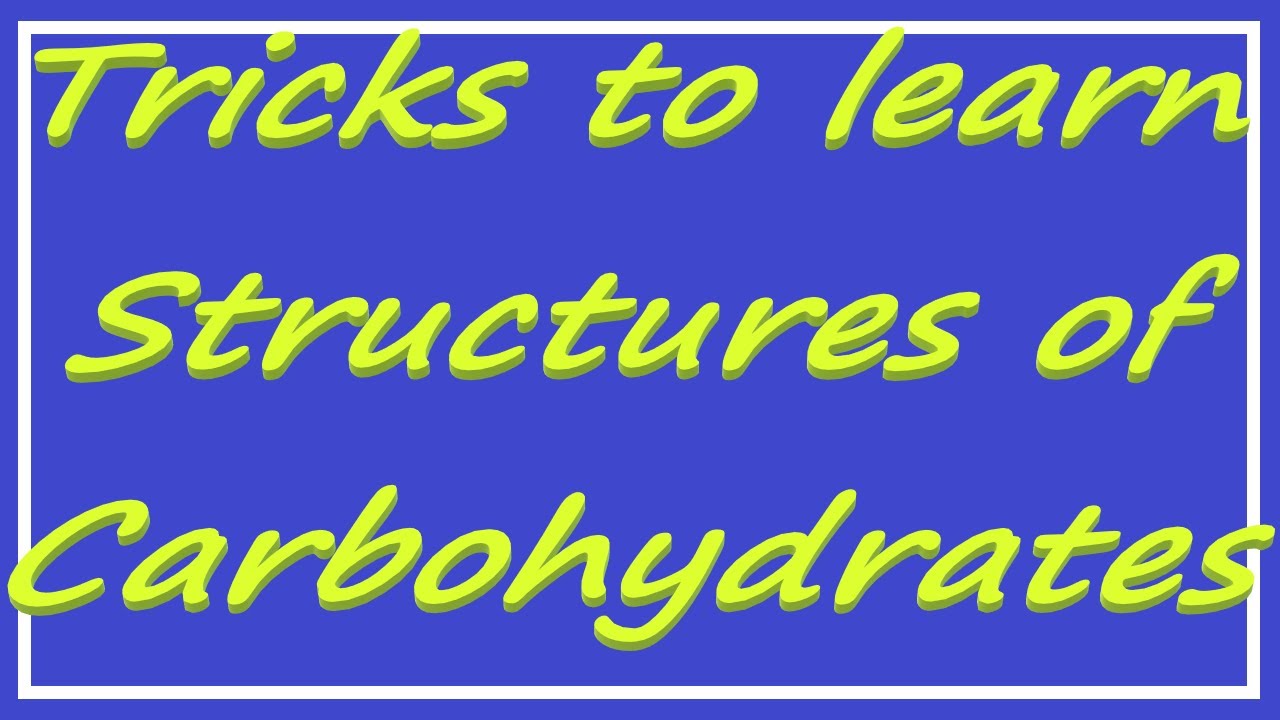 Open Chain Structures of Carbohydrates || Fischer Structures || Glucose ...